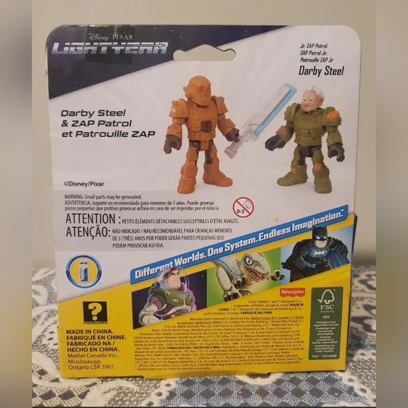 Fisher-Price | Toys | Disney Pixar Lightyear Movie Darby Steel Zap ...
